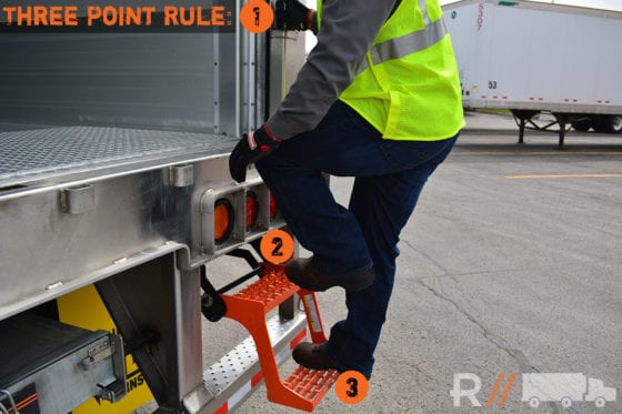 Randall Steps and the Three Point Rule | Safe Fleet Truck and Trailer