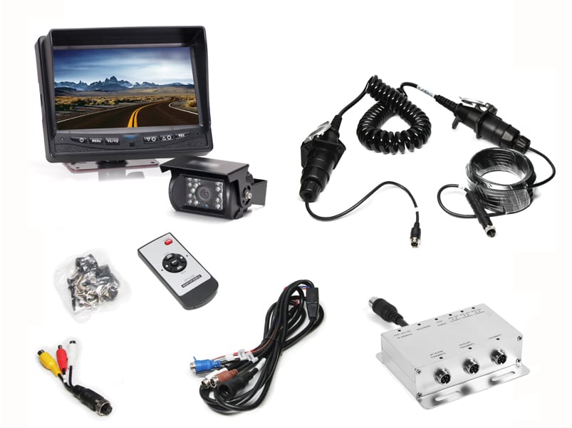 Wired Backup Camera with 7" Monitor Systems - Safe Fleet Truck & Trailer